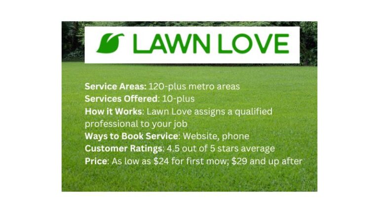 Lawn Love Review: Services, Prices, Reviews, and Competitors